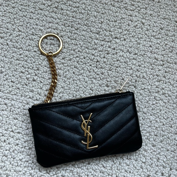Yves Saint Laurent | Accessories | Saint Laurent Ysl Monogram Quilted ...